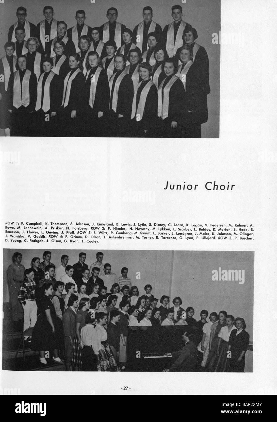 The 1957 Whigrean yearbook from Edina-Morningside High showcases the ...