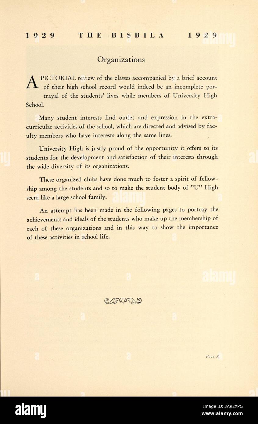 This high school yearbook from University High School documents the ...