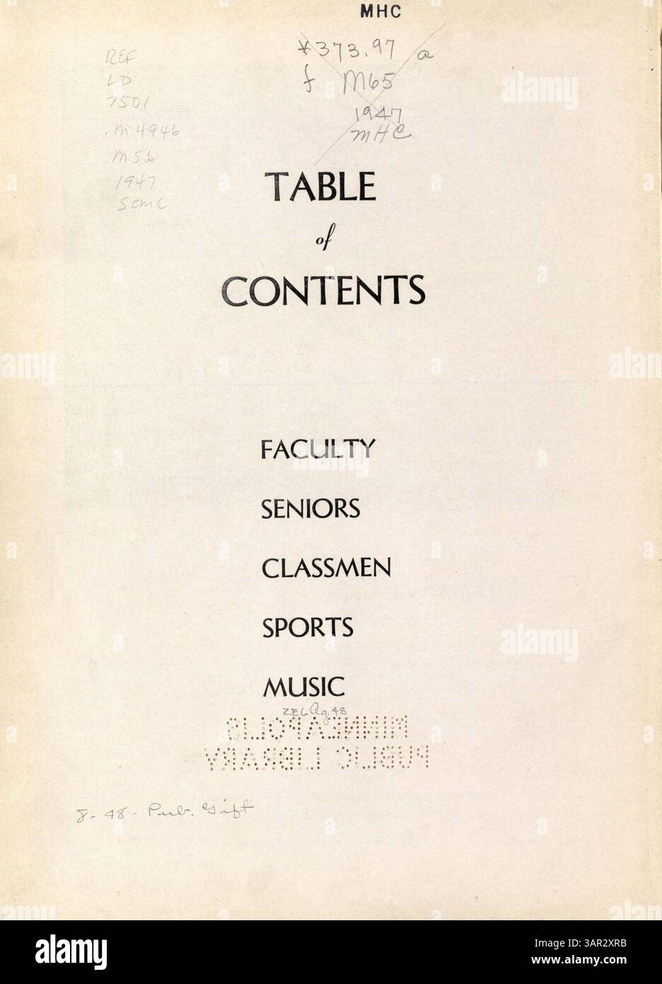The 1947 'Antler' yearbook from Minnehaha Academy captures key moments ...