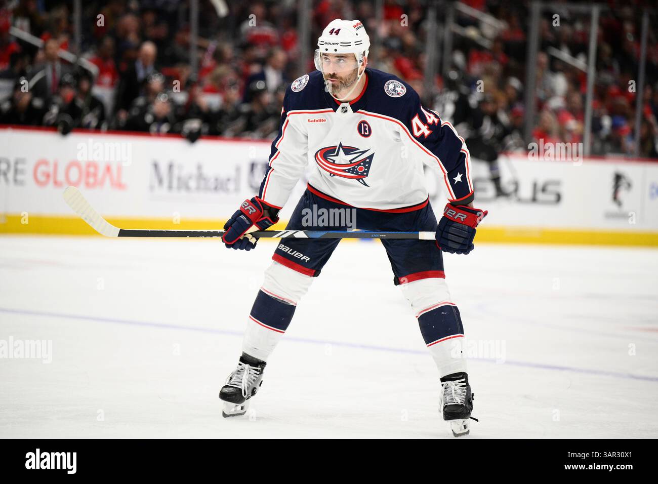 Columbus Blue Jackets defenseman Erik Gudbranson (44) in action during ...