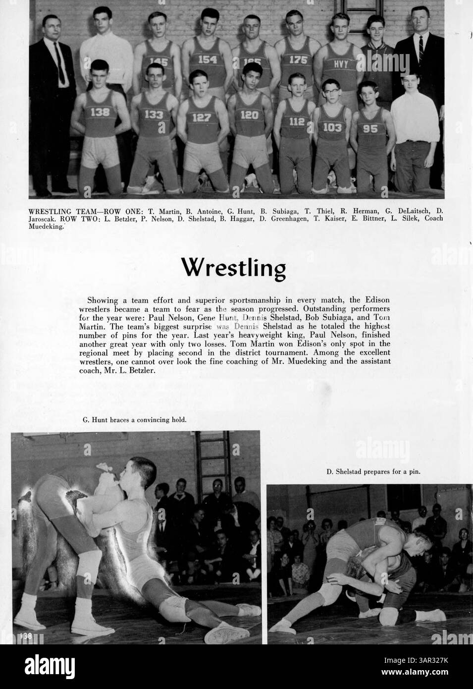 The 1963 Edison Yearbook, 63 40th Wizard, documents the students ...