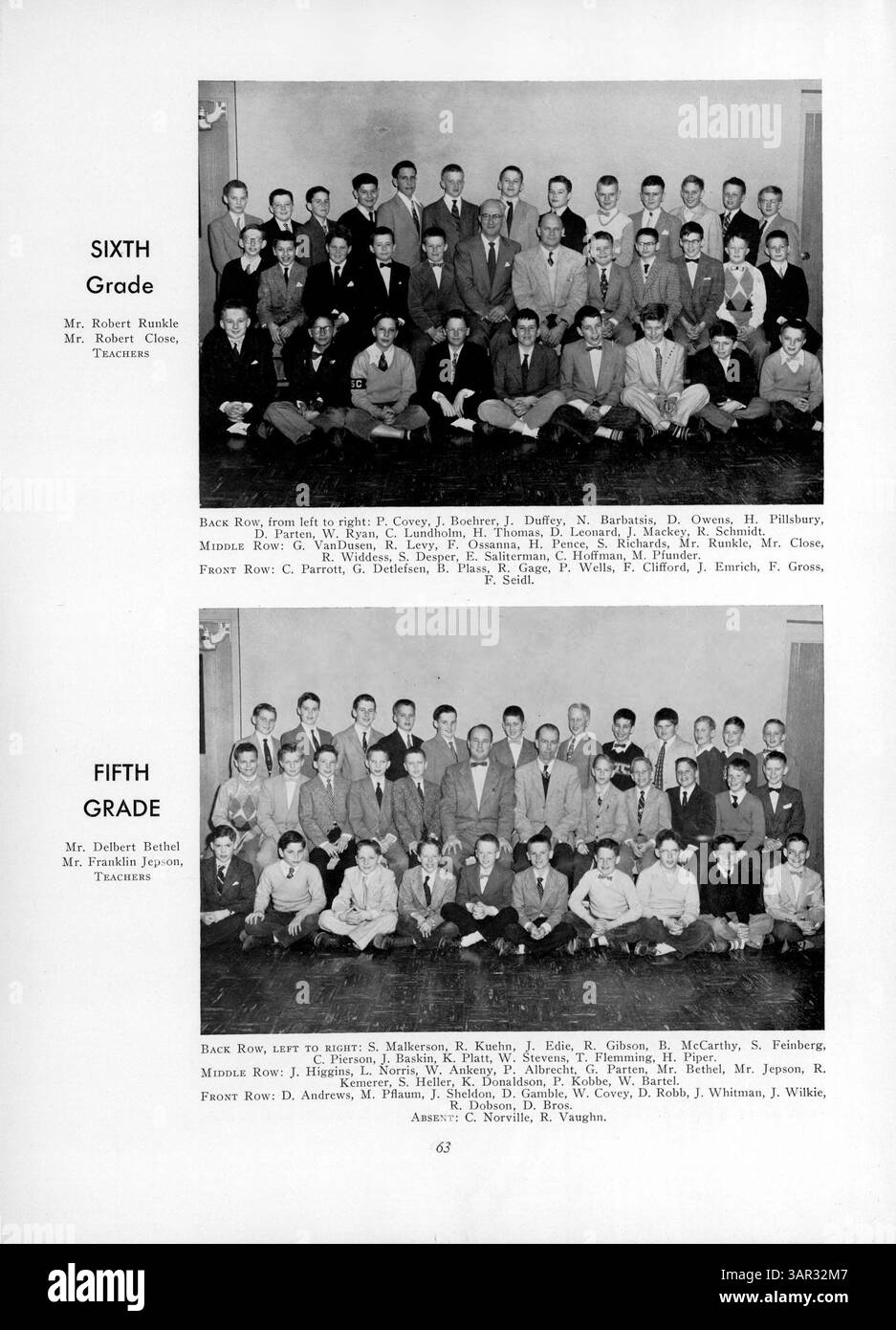 Blake School's 1955 yearbook highlights the academic achievements ...