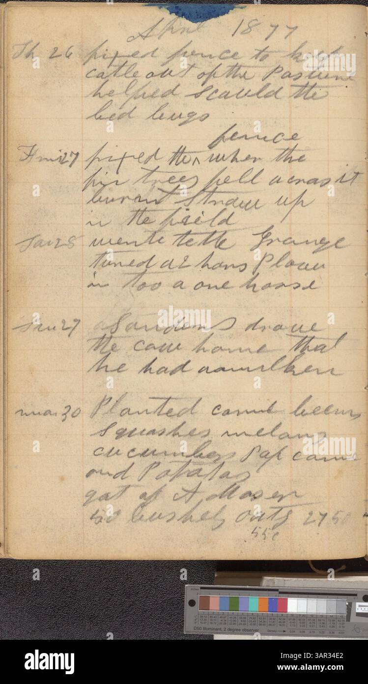 Chronicling daily events hi-res stock photography and images - Alamy