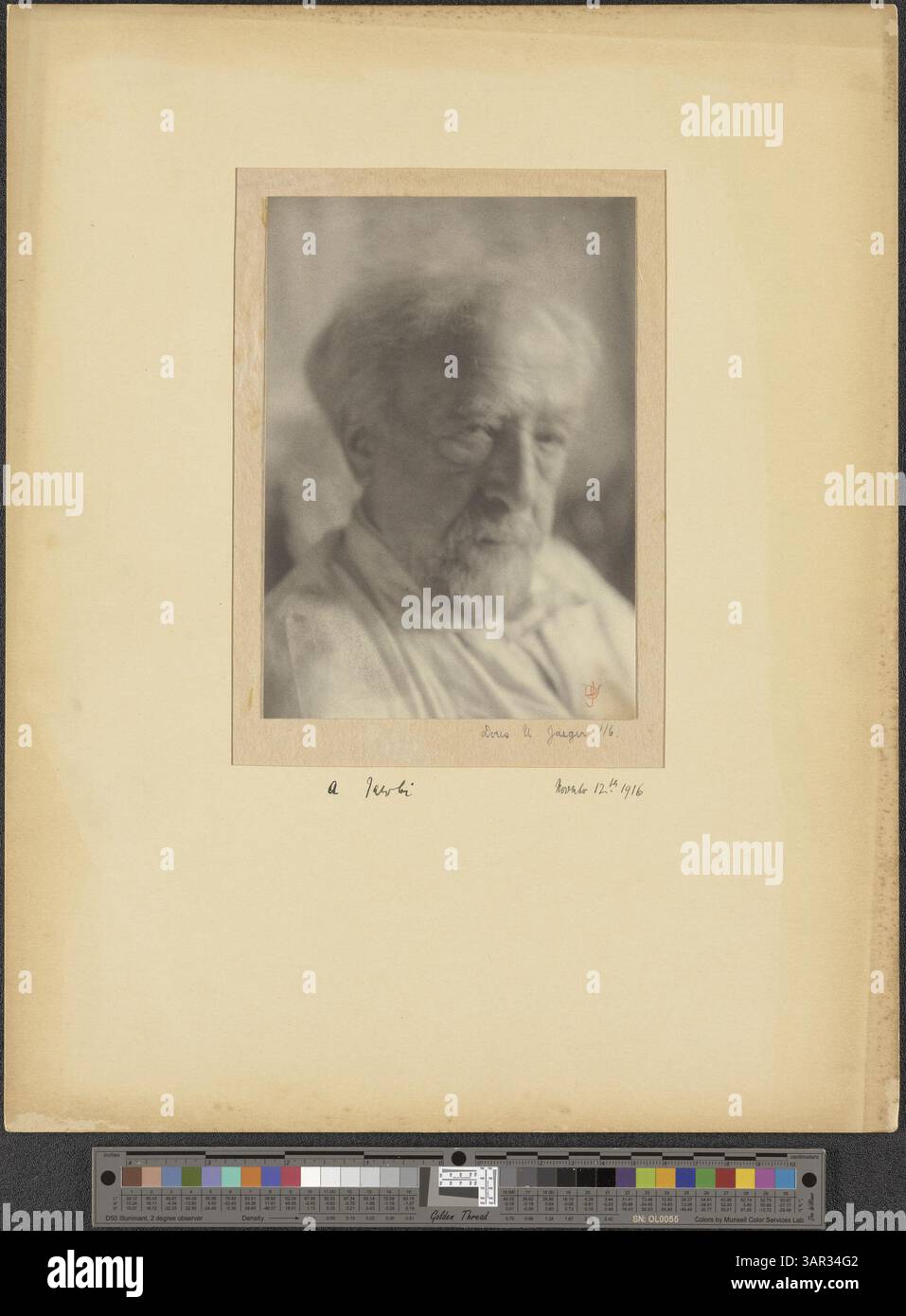 A photograph of Abraham Jacobi, taken from the Doris Ulmann collection ...