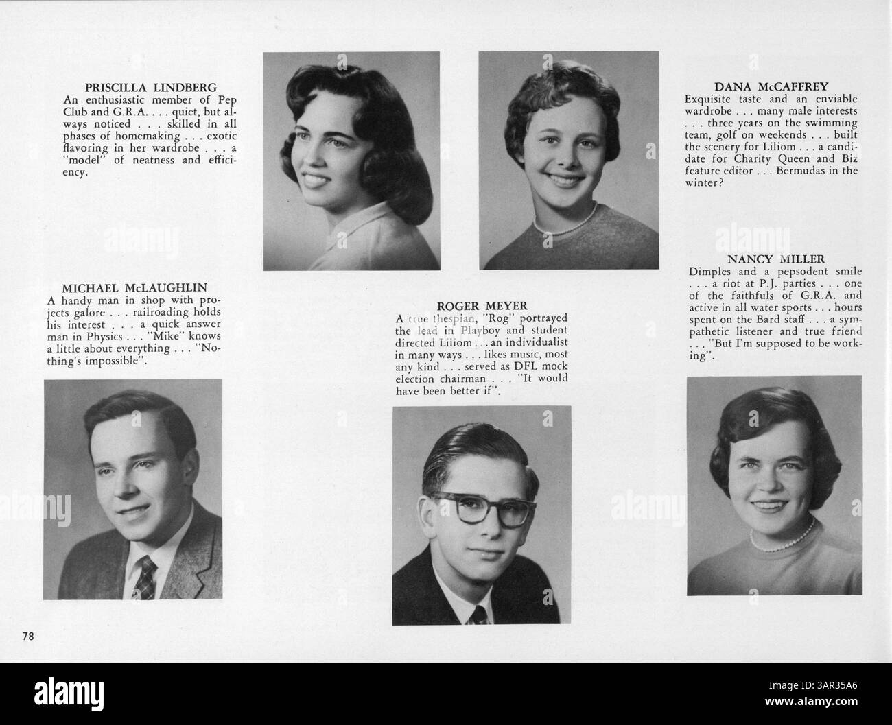 The 1959 University High Yearbook, Bisbila, captures the students ...