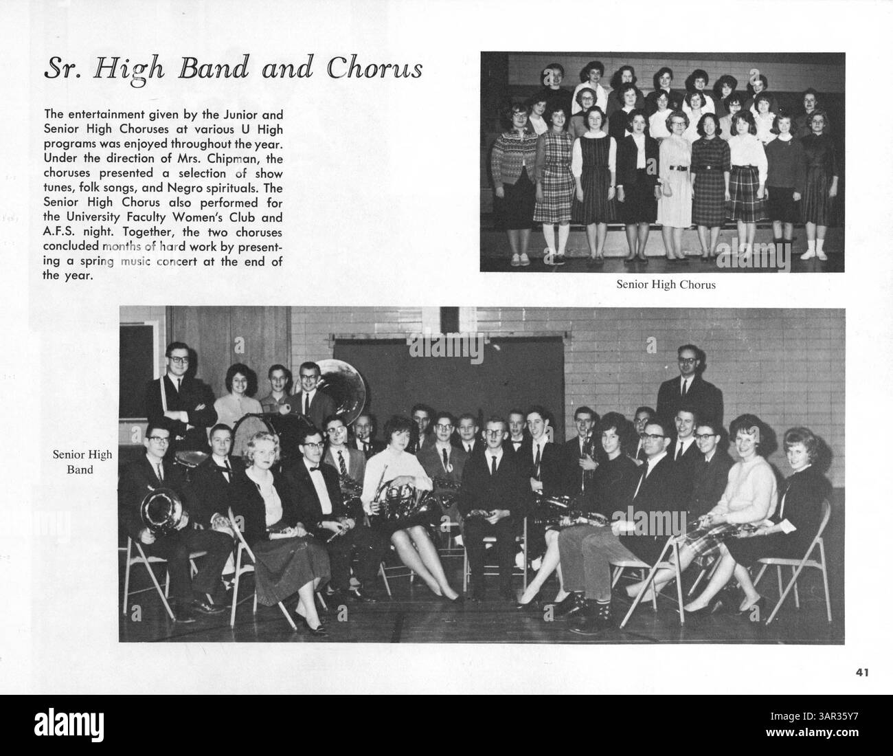 The 1962 University High Yearbook, 'Bisbila,' captures the students ...