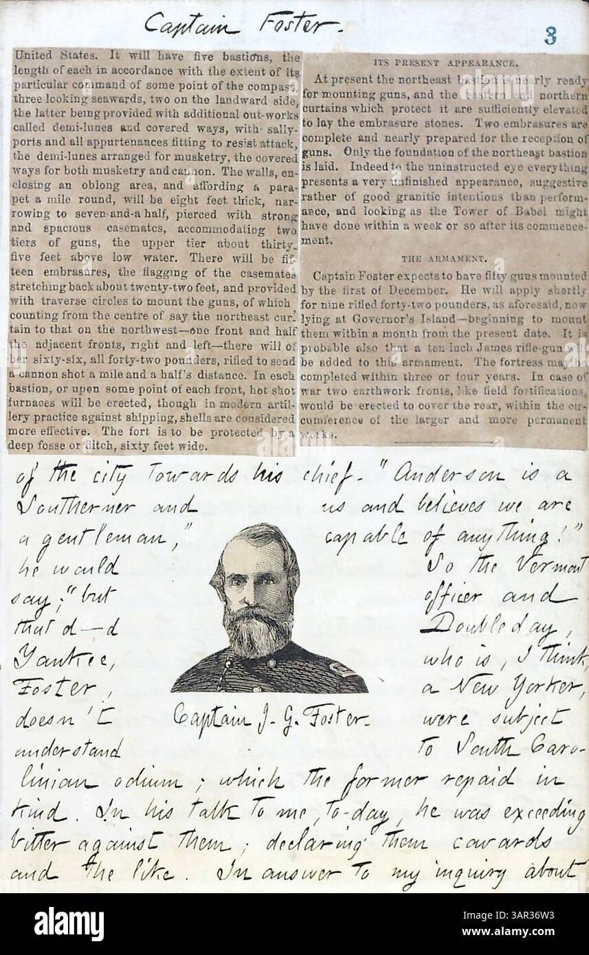 Thomas Butler Gunn's diary entry from June 15, 1861, includes a ...