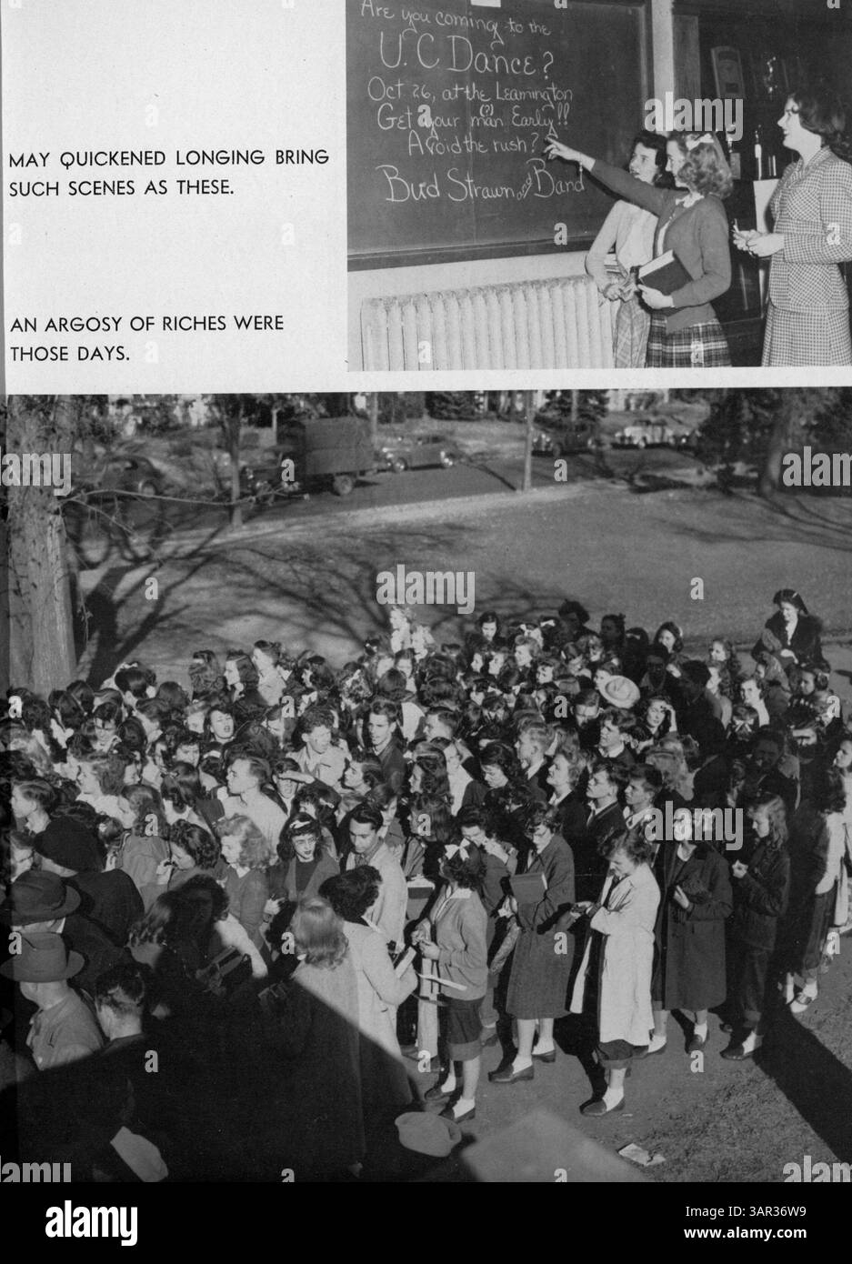 The 1945 Hesperian yearbook from West High School provides a ...