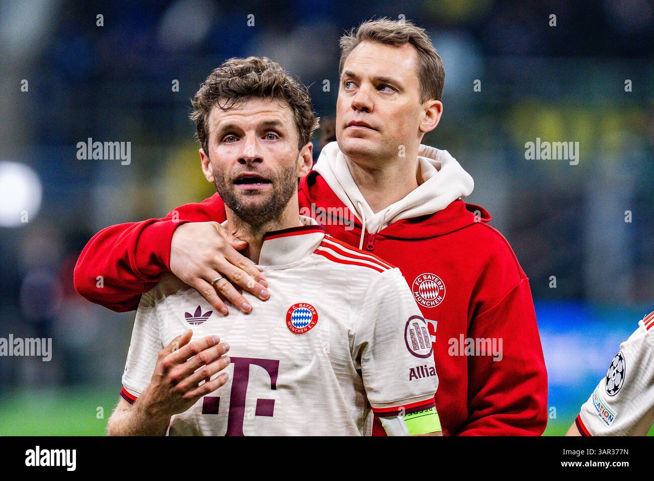 Mailand, Italien. 16th Apr, 2025. 16.04.2025, Inter Mailand vs. FC Bayern München, UEFA ...