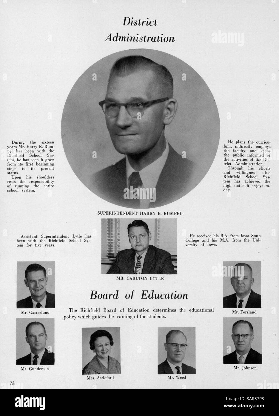 The 1960 Richfield High School Yearbook, titled 'Aurean 60', highlights ...