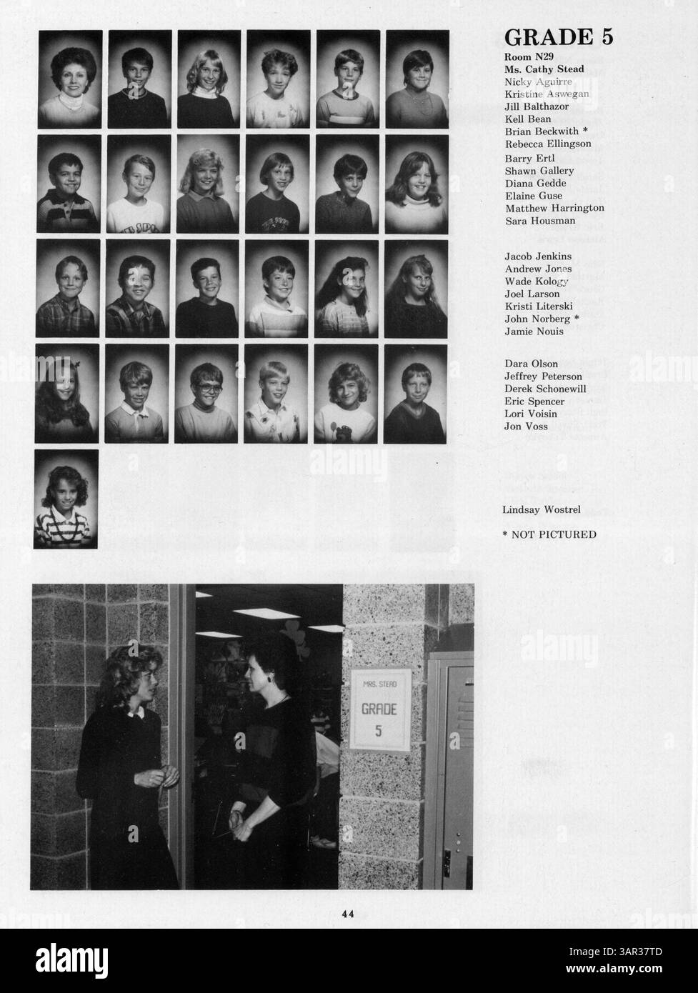 The Oxbow Creek Elementary School Yearbook 1988 highlights the school’s ...