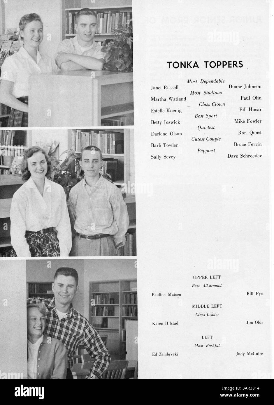 The 1957 'Voyageur' yearbook from Minnetonka High captures the students ...