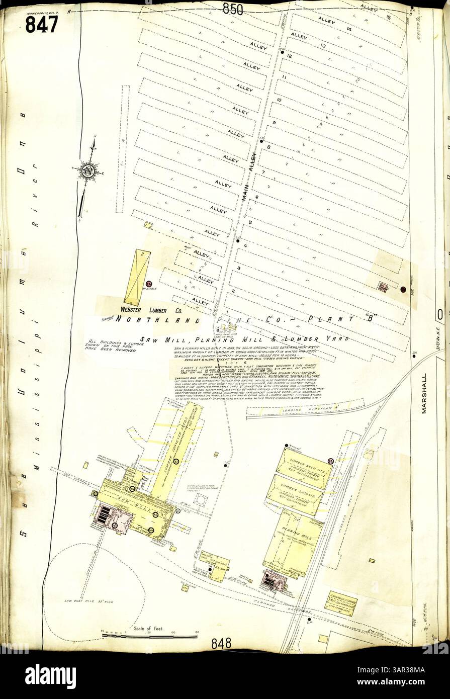 Volume 7 of Sanborn Insurance Maps of Minneapolis offers detailed plans ...