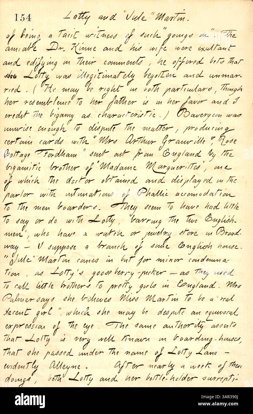 The August 18, 1860 entry in Thomas Butler Gunn’s Diaries, Volume 13 ...