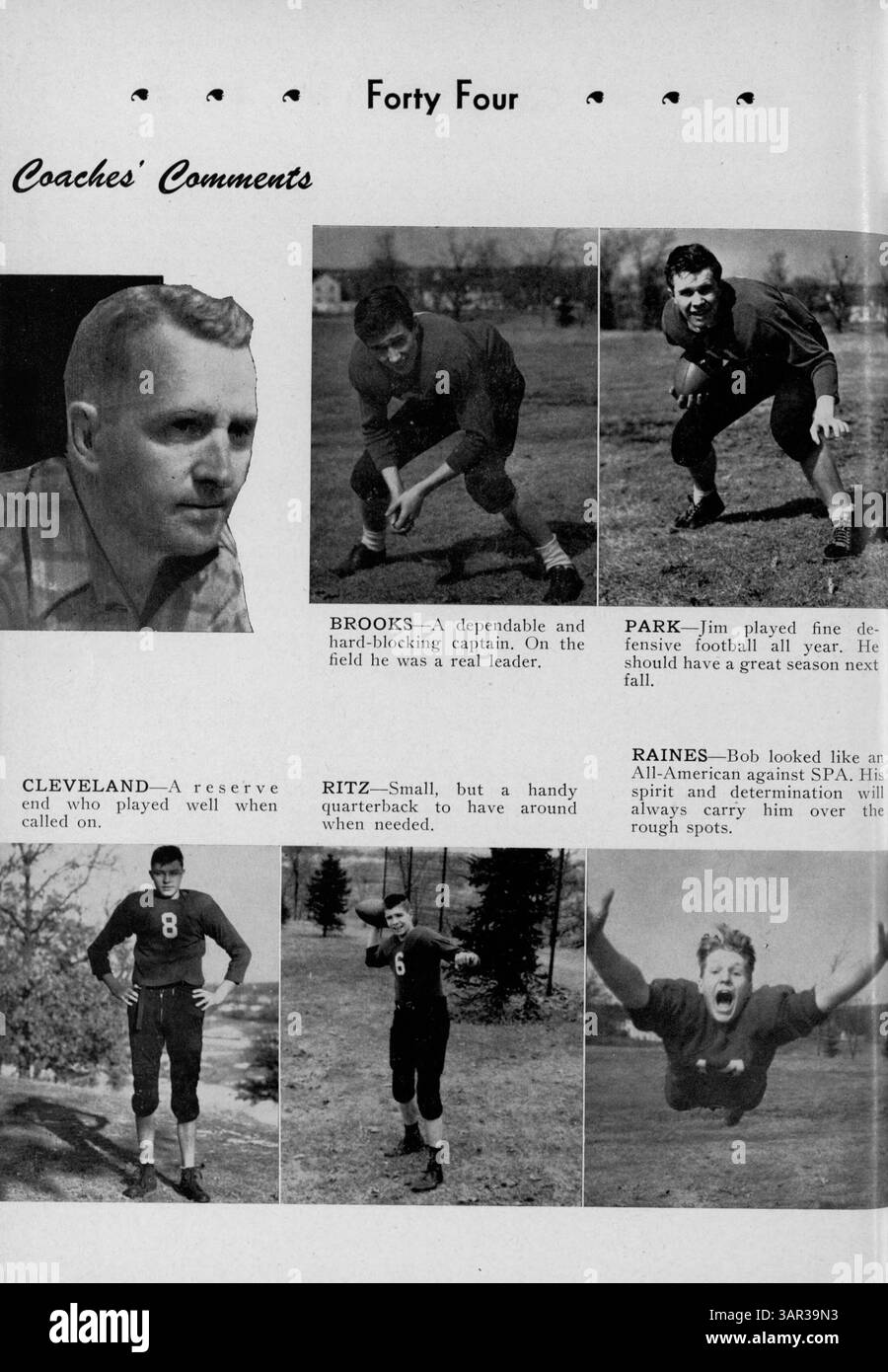 Blake School's 1944 Call-O'-Pan yearbook documents the student body ...
