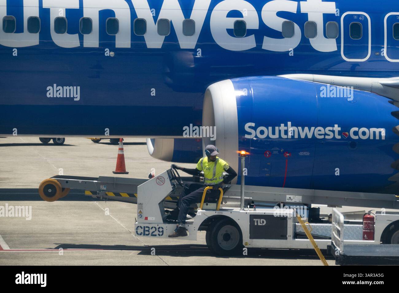 April 16, 2025, Montego Bay, Jamaica: A Southwest Airlines flight ...