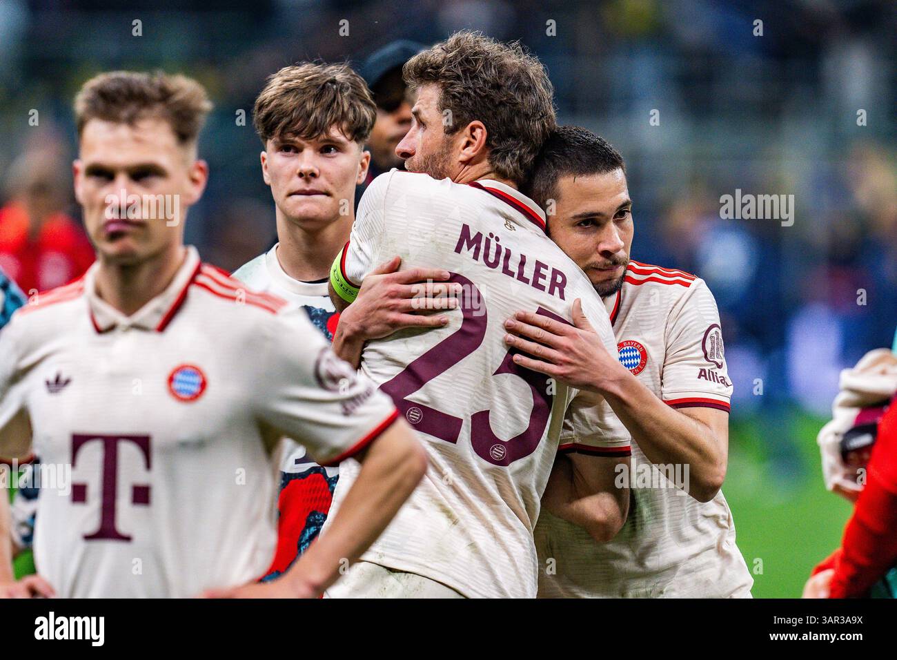 Mailand, Italien. 16th Apr, 2025. 16.04.2025, Inter Mailand vs. FC Bayern München, UEFA ...