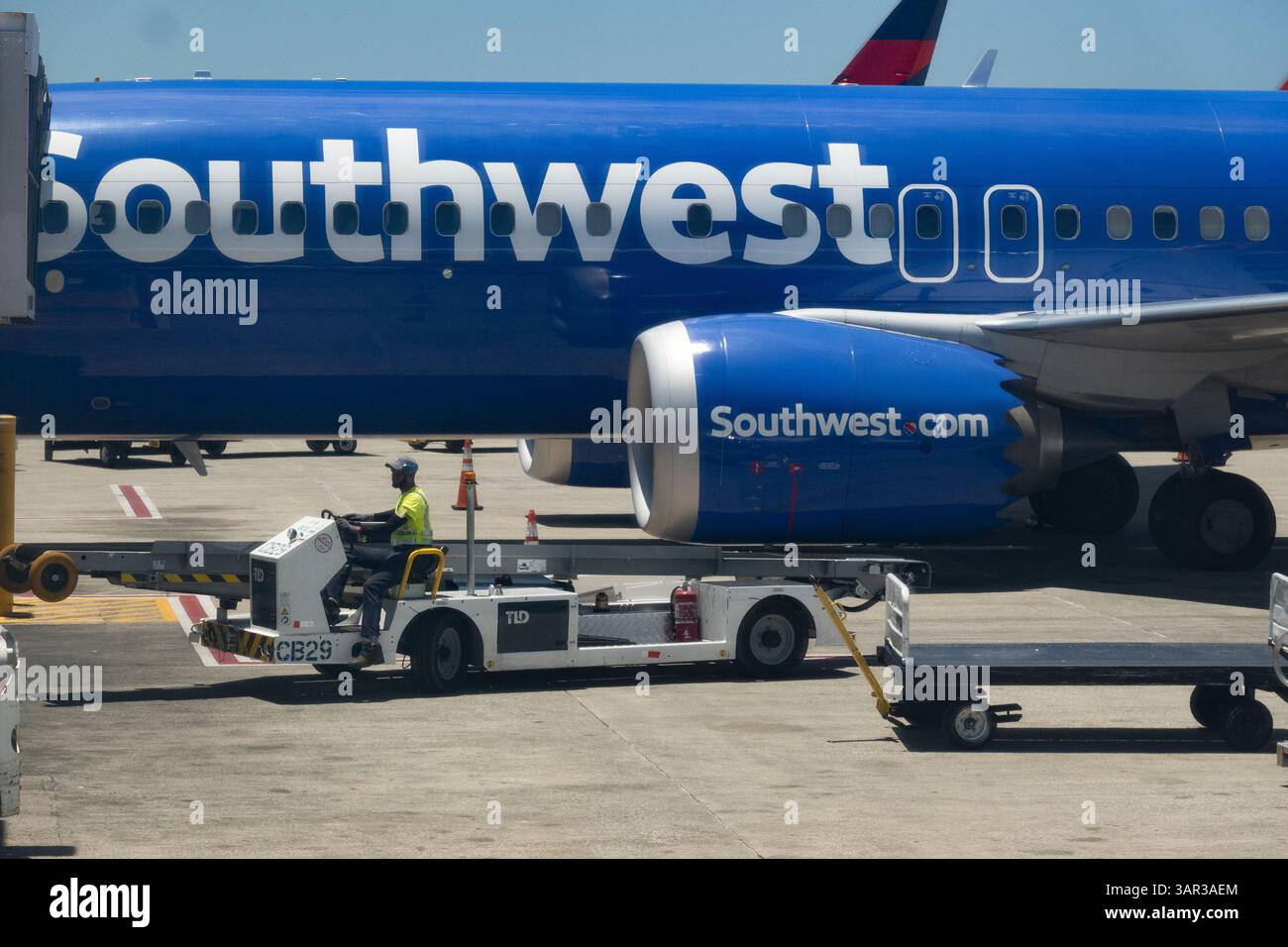 April 16, 2025, Montego Bay, Jamaica: A Southwest Airlines flight ...