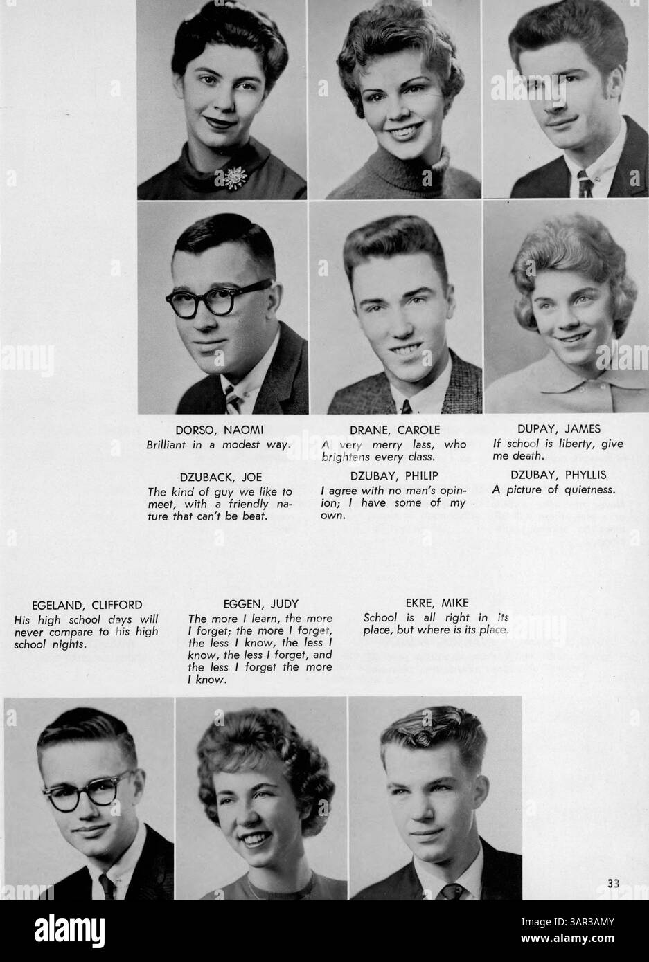 This yearbook from Edison High School in 1961 captures the essence of ...