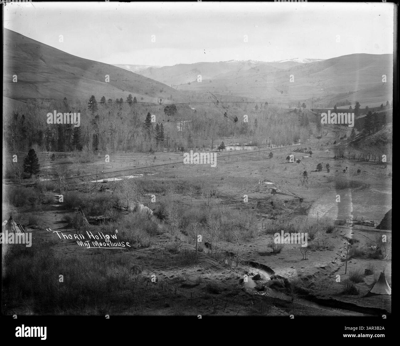 Photograph of Thorn Hollow on the Umatilla Indian Reservation, showing ...