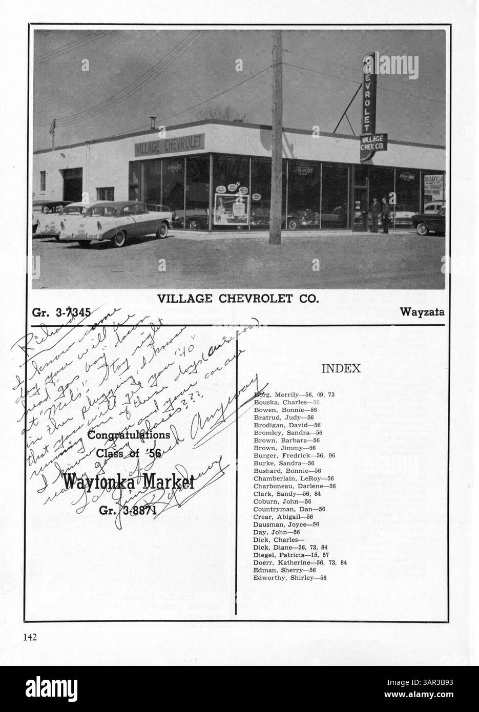 The 1956 Wayzata High School Yearbook, 'The 1956 Wayako,' highlights ...
