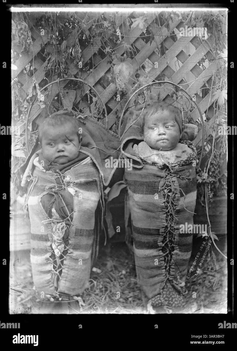 This photograph by Lee Moorhouse features the Cayuse twins, capturing a ...