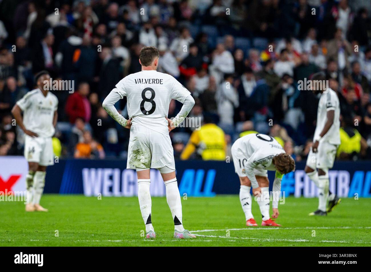 April 16, 2025, Madrid, Madrid, Spain: Players of Real Madrid CF (from ...