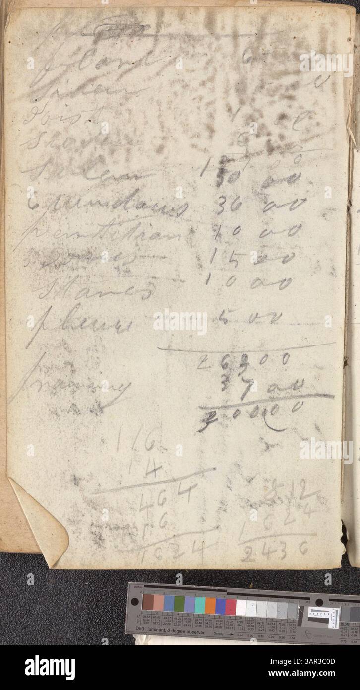 This 1868-1869 diary contains daily entries, financial records, and occasional inspirational ...