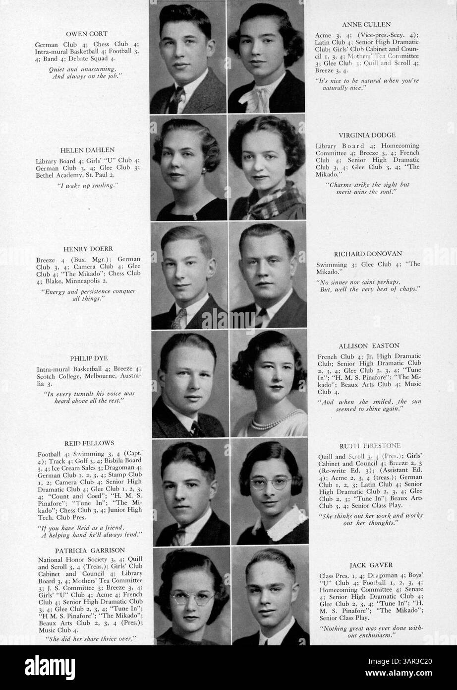 This high school annual documents the students, teachers, clubs ...