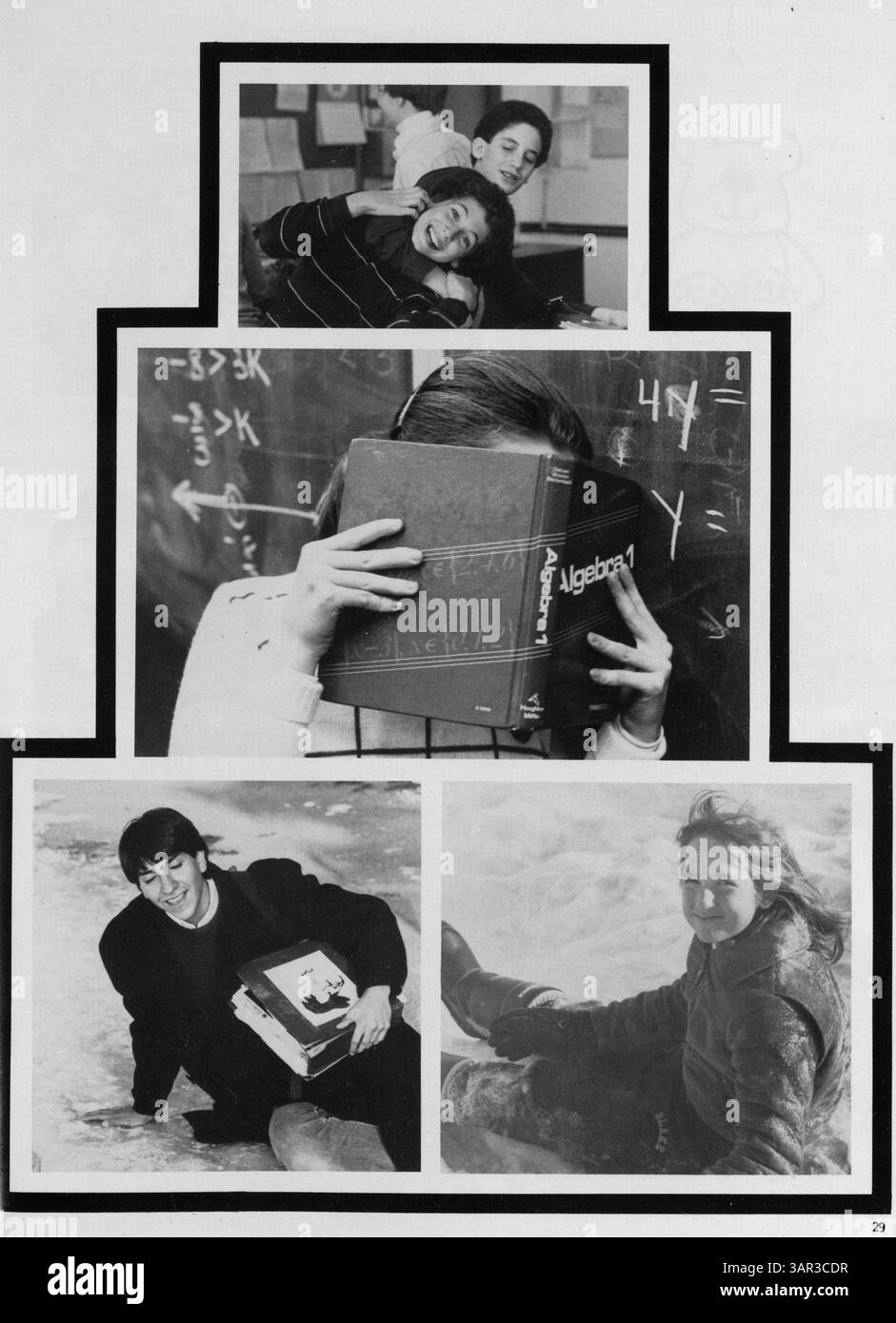 The 1983 Blake Middle School yearbook highlights key events of the 1982 ...
