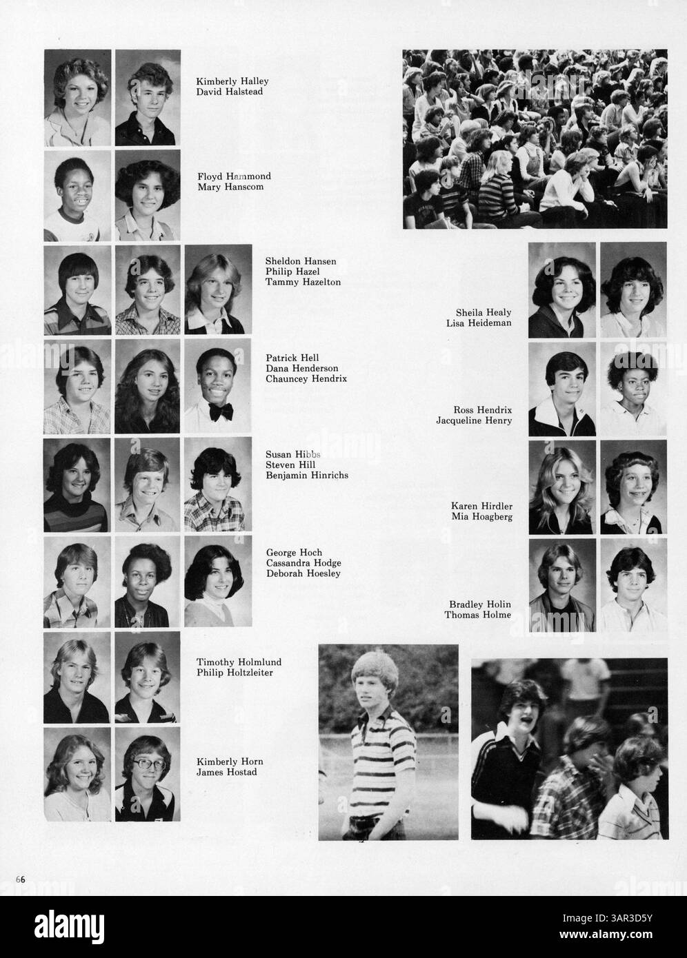 The 1980 'Wahian' Yearbook from Washburn High School features portraits ...