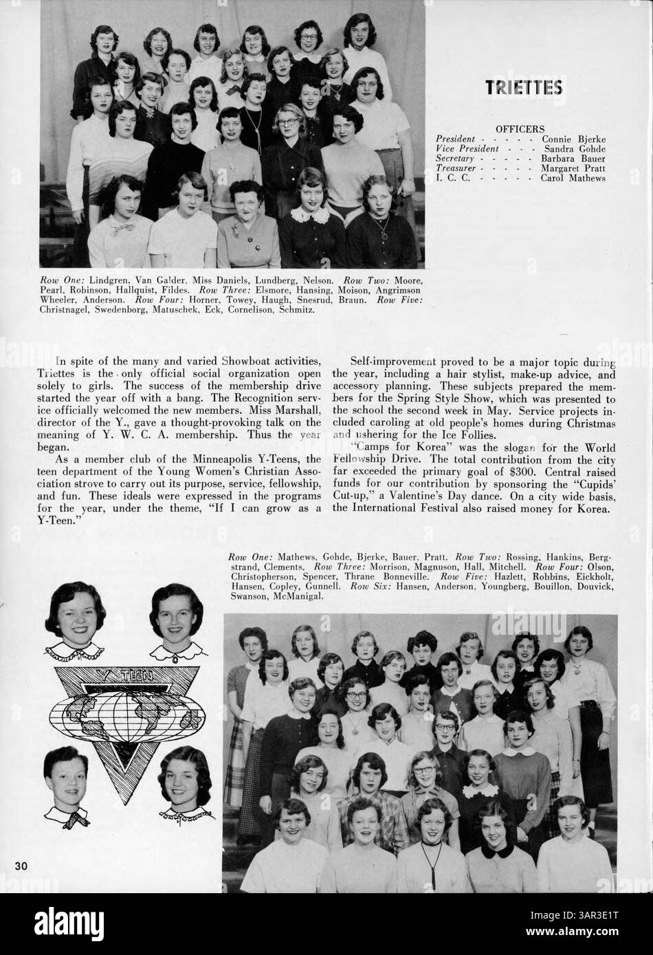 The 1953 edition of the Centralian yearbook from Central High School ...