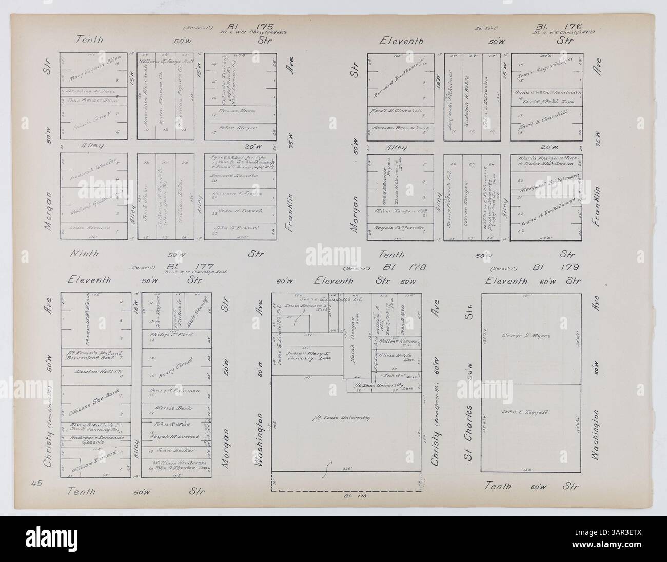 Volume 1 documents the urban development and growth of blocks 1-800 in ...