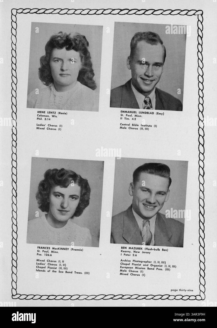 This school yearbook from 1949 showcases the key figures and events of ...