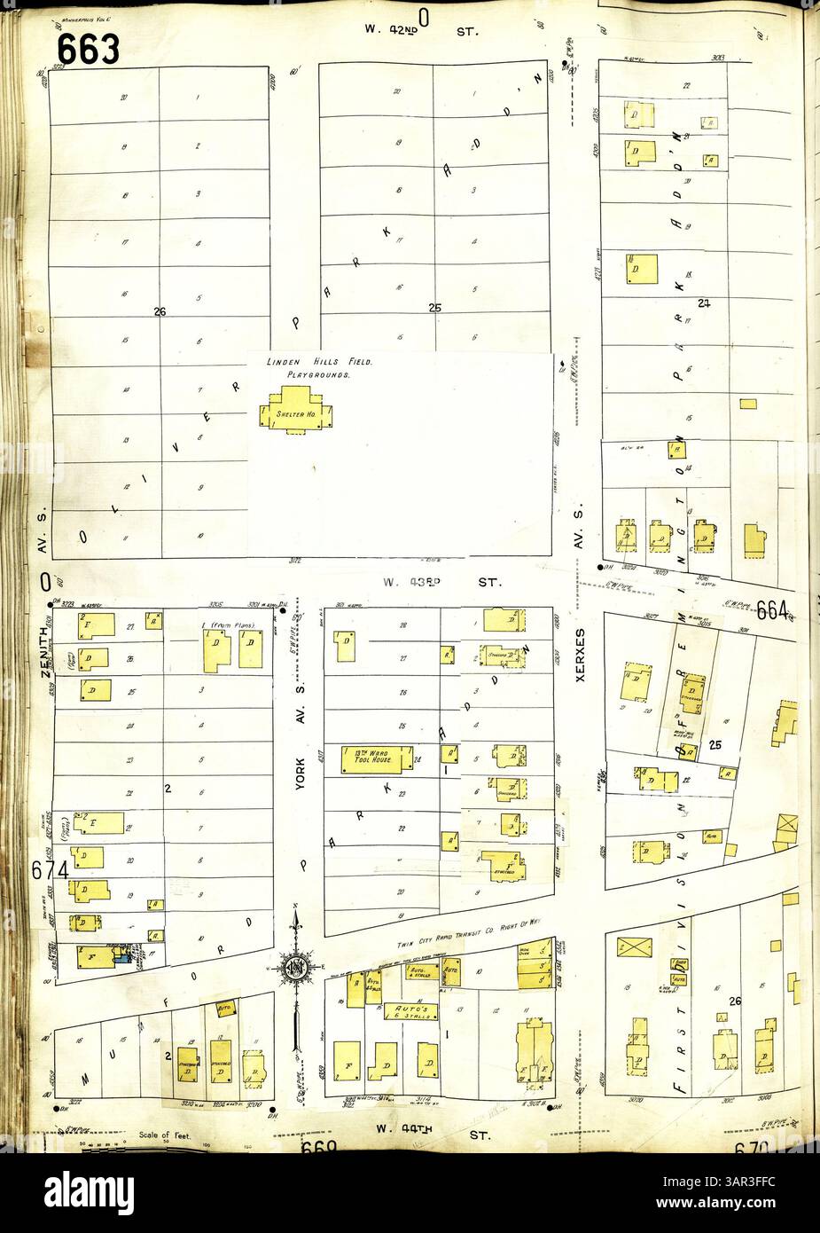 Sanborn Insurance Maps of Minneapolis, Volume 6, pt. 1, offer a ...