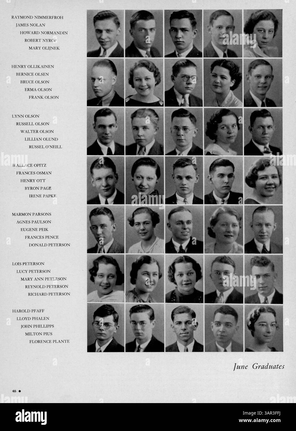 The 1935 Polaris yearbook from North High documents the diverse ...