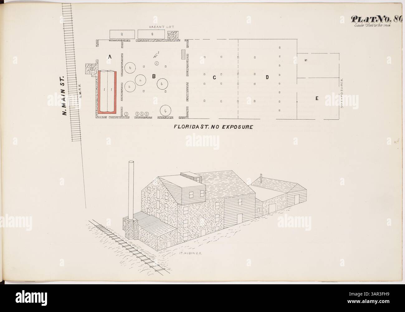 Plat 80 from Yeager's Union Mills, as shown in A. Whipple & Co.'s 1872 ...