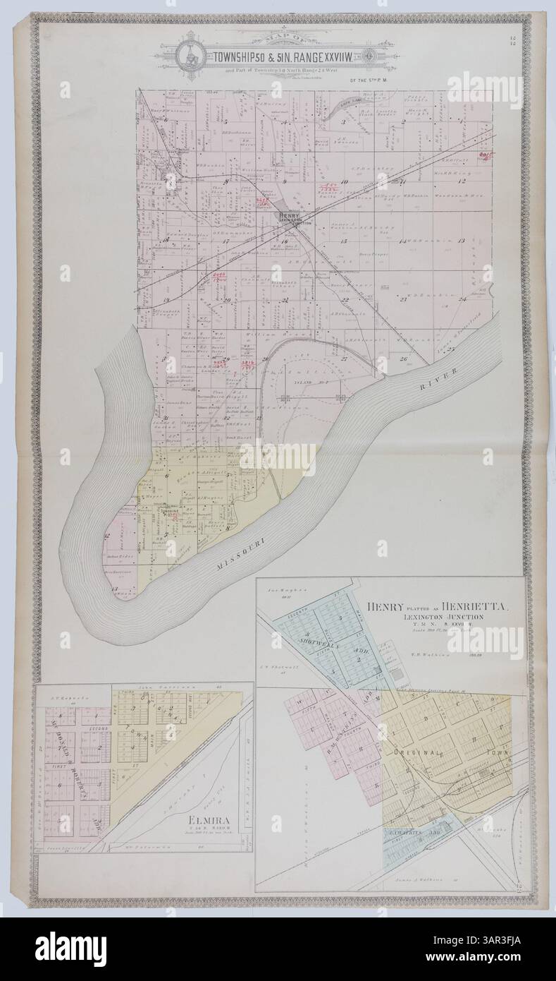 Henrietta map hi-res stock photography and images - Alamy
