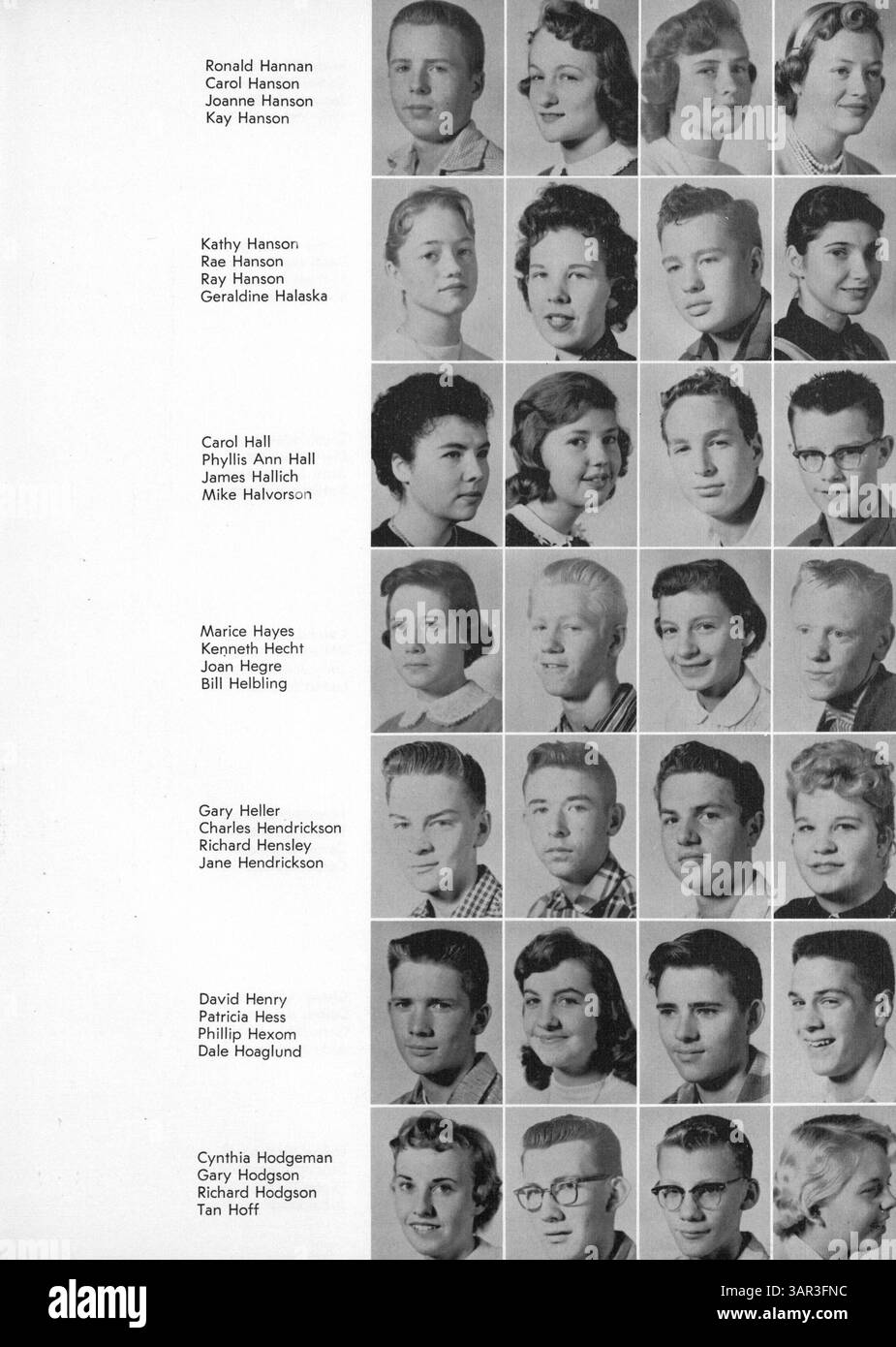 This 1958 Bear yearbook from Bloomington High School features the ...