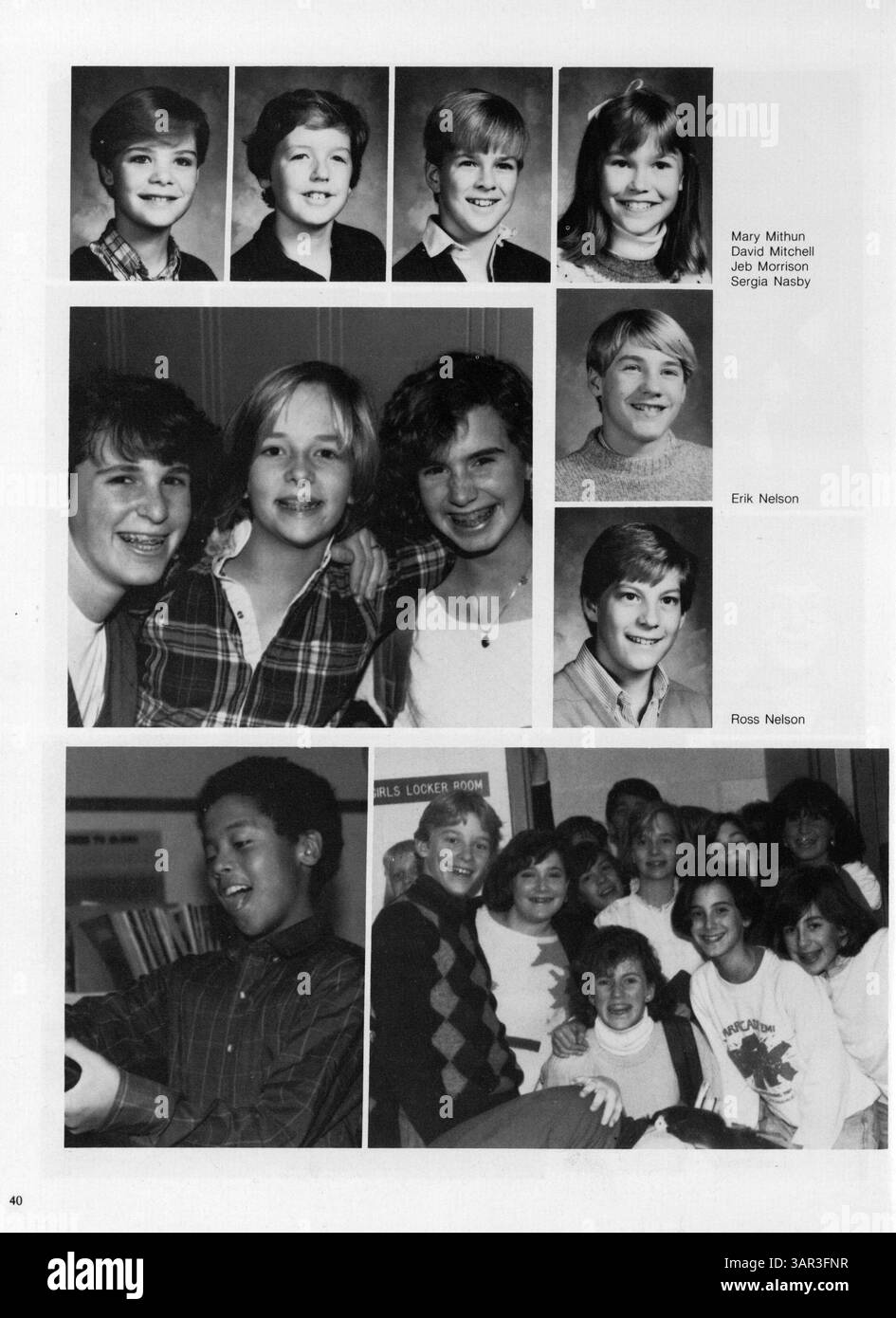 This 1985 yearbook from Blake Middle School features photos and ...