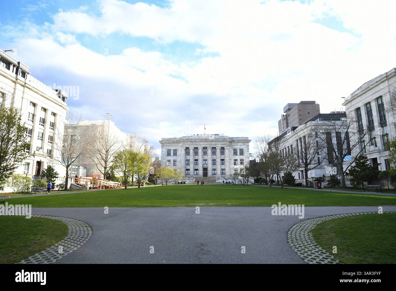 BOSTON, MA - April 16: A general view of the exterior of Gordon Hall on ...