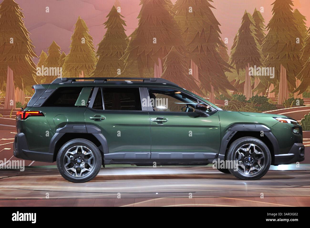 2026 Subaru Outback on display at the NY International Auto Show at the ...