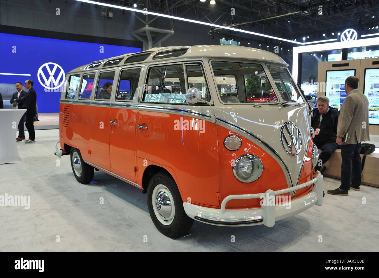 1967 VW Bus on display at the NY International Auto Show at the Javits ...