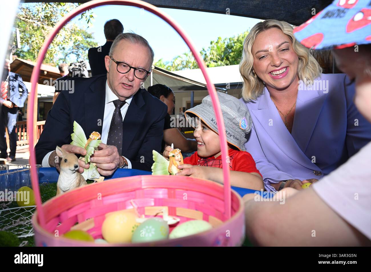 Brisbane, Australia. 17th Apr, 2025. Australian Prime Minister Anthony ...