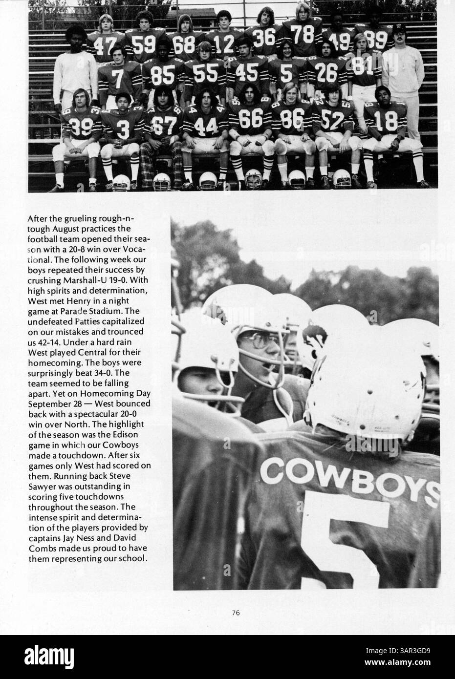 The 1974 West High School yearbook, '74 Hesperian,' offers a detailed ...