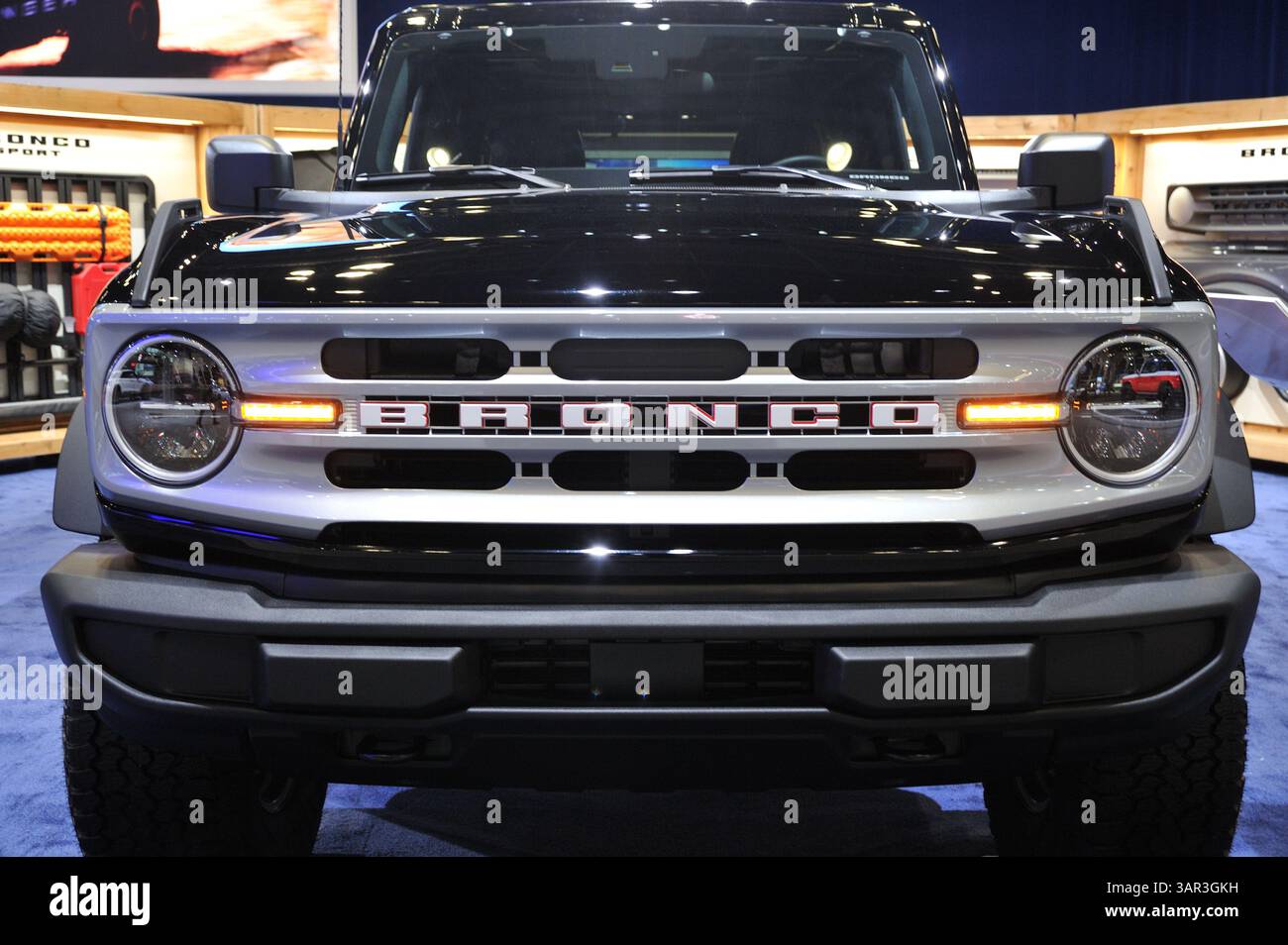 2025 Ford Bronco Big Bend Freewheeling 4x4 on display at the NY ...