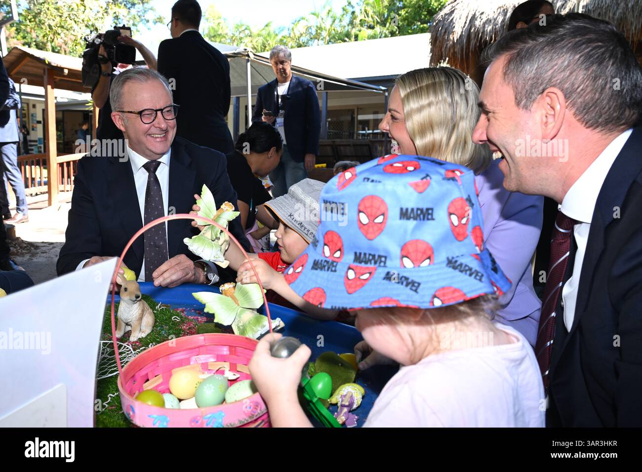 Brisbane, Australia. 17th Apr, 2025. Australian Prime Minister Anthony ...