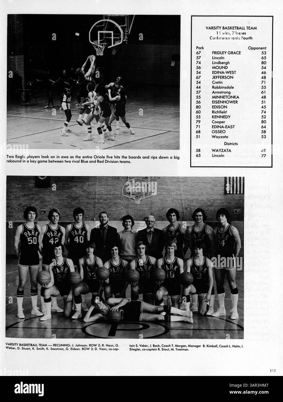 The 1974 Echowan yearbook from St. Louis Park High School documents the ...