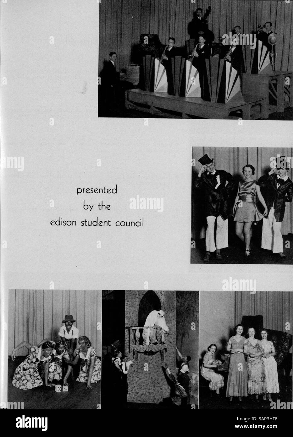 The 1934 'Wizard' Yearbook from Edison High School features highlights ...