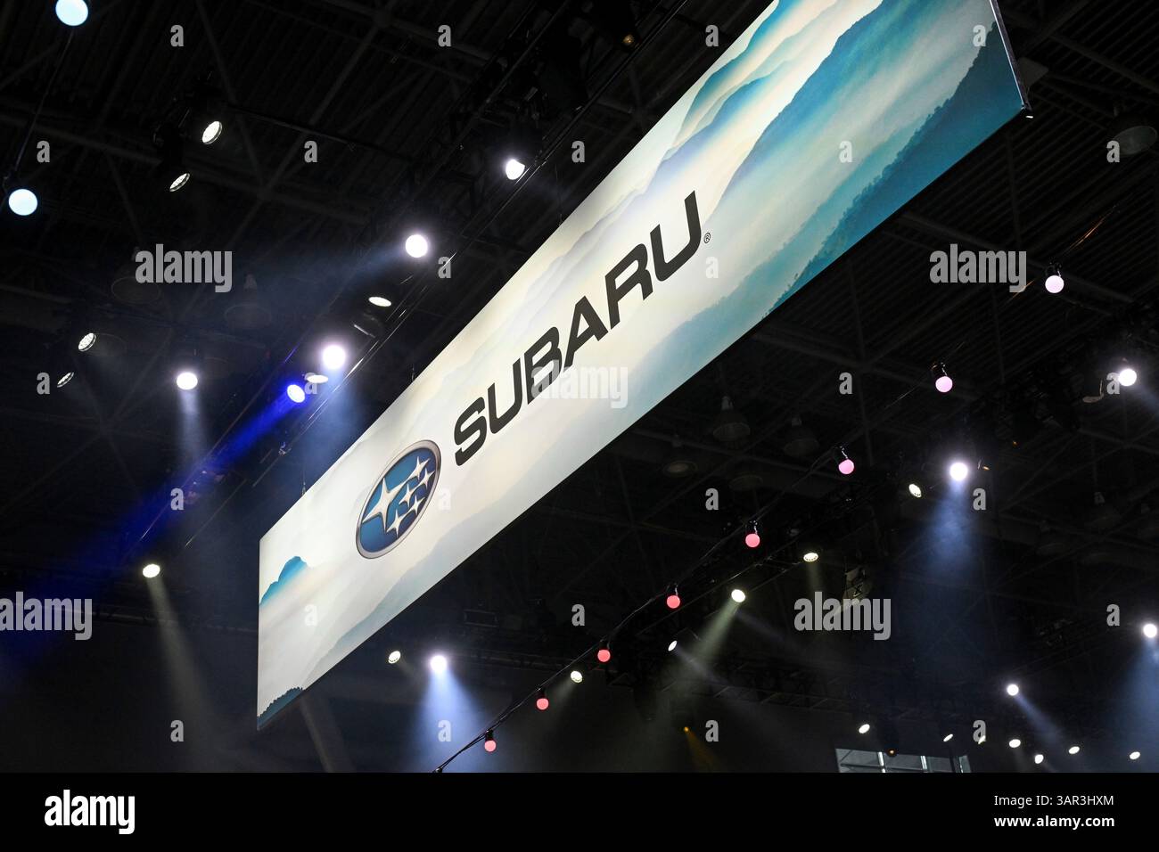 Photo by: NDZ/STAR MAX/IPx 2025 4/16/25 Subaru signage on display ...